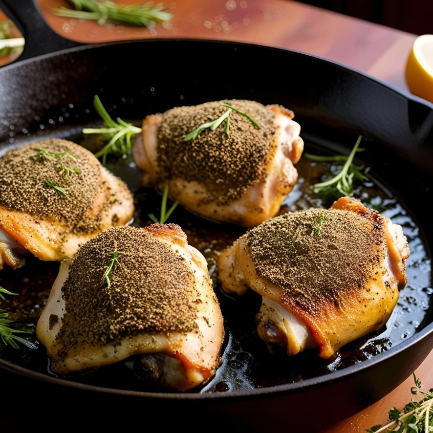 #3 Inspire- Porcini Seasoned Chicken Thighs | Walter's Chef Made